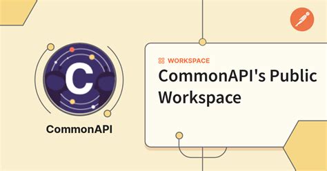 Commonapis Public Workspace Postman Api Network