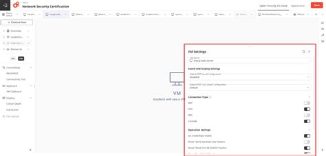 Vm Settings Cloudshare Help Center