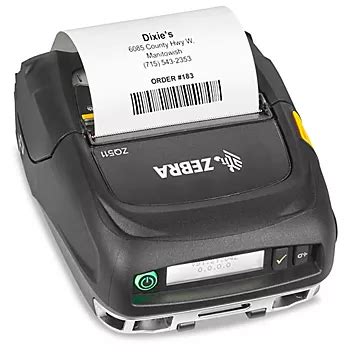 Zebra Zq511 Mobile Receipt Printer H 9575 Uline