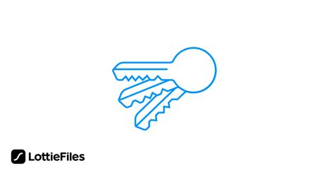 Free Keys Keychain Sign In Locked Animation By David Tanner Lottiefiles
