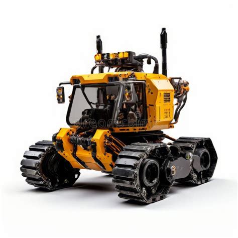 Mining Robot A Robot Designed For Mining And Excavation Tasks N Stock Illustration
