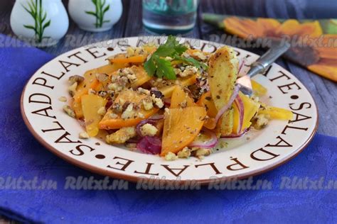 Салат с хурмой и курицей 10 фото в рецепте