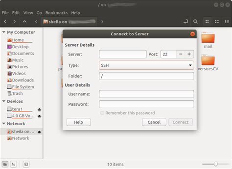 1804 Bionic Beaver Nautilus Connect Server Gone Workaround Ask Ubuntu