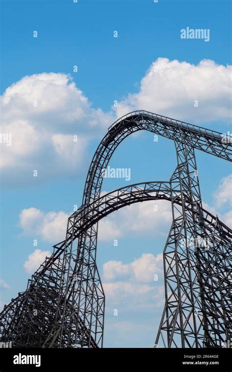 Riding The Roller Coaster At Energylandia Zator Poland Amusement Park