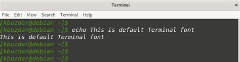 How To Change Font Type Size And Color Of Debian 10 Terminal LinuxWays