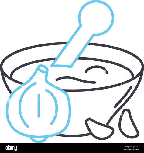 Onion Line Icon Outline Symbol Vector Illustration Concept Sign Stock Vector Image Art Alamy