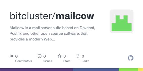 GitHub Bitcluster Mailcow Mailcow Is A Mail Server Suite Based On Dovecot Postfix And Other