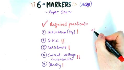 Aqa Gcse Physics Paper 1 My Six Marker Predictions Youtube