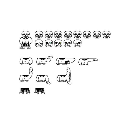 Promised Sans Spritesheet By Skg1 By Sansthespritecollecr On Deviantart