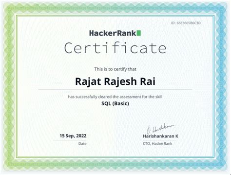 Hackerrank Rajat Rai