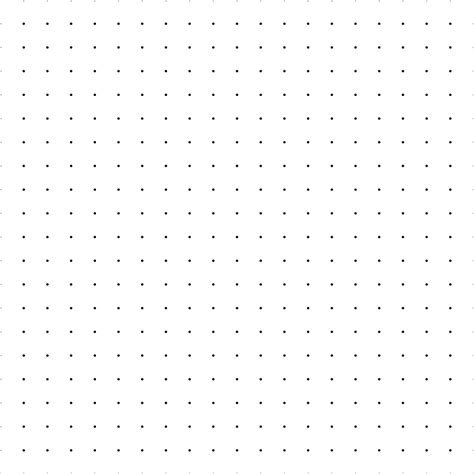 Bullet Journal Texture Seamless Pattern Black Dot Grid Graph Paper Template For Notebooks