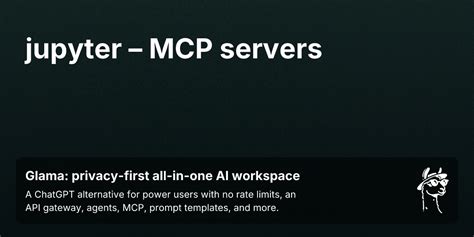 Jupyter Mcp Servers Glama