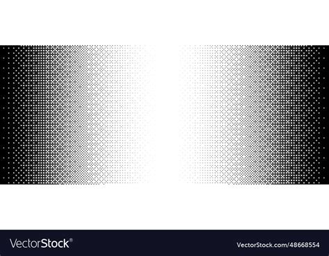 Pixelated Bitmap Gradient Texture Black And White Vector Image