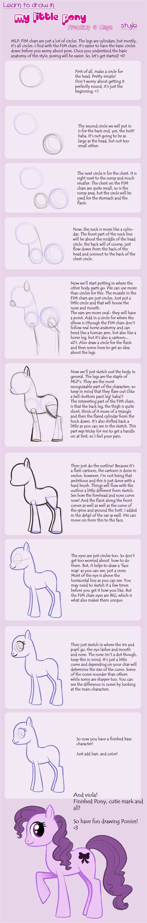 Mlp Fim Style Tutorial By Odduckoasis On Deviantart Pony Drawing