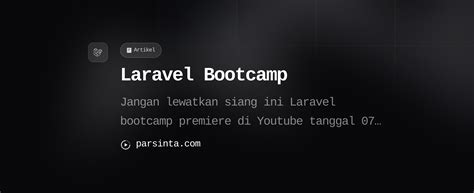 Laravel Bootcamp
