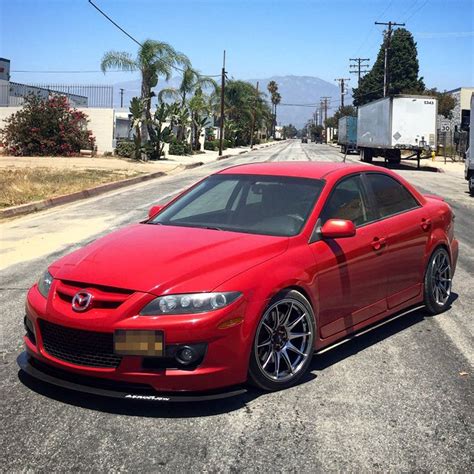 Red Tow Hook License Plate Mount Bracket Front Bumper Fit Mazdaspeed 6