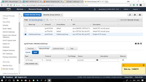 Create A Vpc Security Group Technetworkz