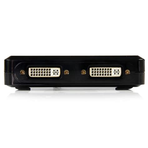 DisplayPort To Dual DVI Adapter Multi Monitor Spanner Cloner StarTech Com