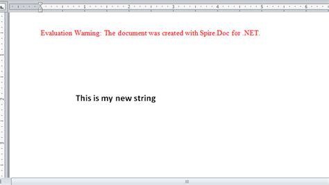 How To Insert Text To Word At Exact Position In C VB NET