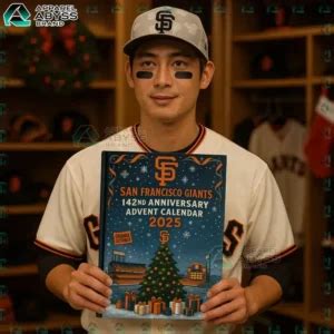San Francisco Giants 2025 Advent Calendar Apparel Abyss Brand
