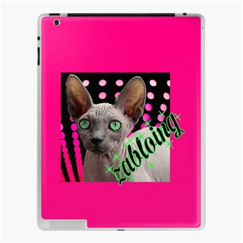 Zabloing Funny Floppa Caracal Meme Sphynx Cat Ipad Case And Skin By