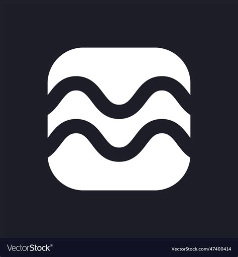 Float Animation White Pixel Perfect Solid Ui Icon Vector Image