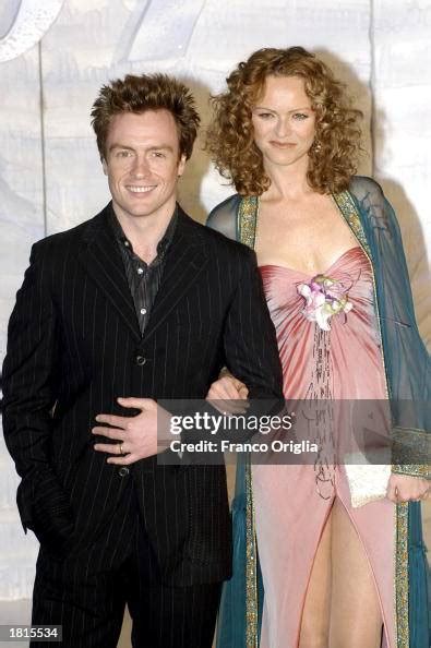 Actor Toby Stephens And His Wife Actress Anna Louise Plowman Attend A