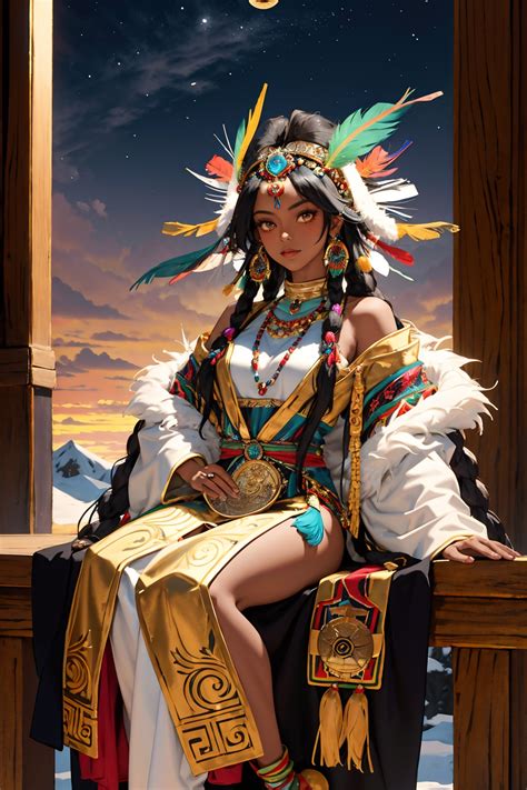 Native American Anime Girl