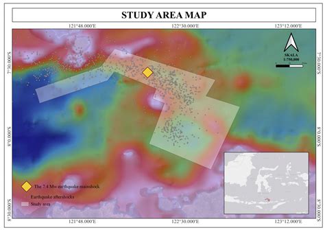 looking for a newly identified fault in the flores sea hydrography