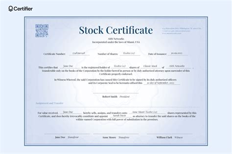 Free Stock Certificate Templates To Edit