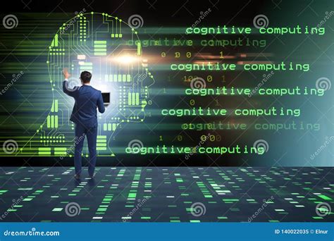 The Cognitive Computing And Machine Learning Concept Stock Illustration Illustration Of Mining