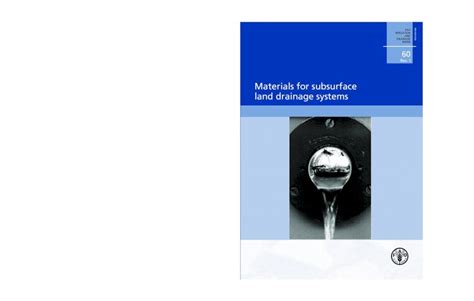 Pdf Materials For Subsurface Land Drainage Systems Materials For Subsurface … · 2006 02 27