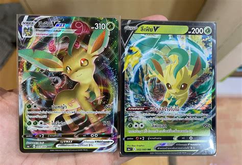 [การ์ดโปเกมอนอีวุยฮีโร่ S6a ] Pokemon Card Tcg ลิเฟีย V Vmax Th