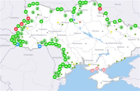 State Border Service Launched The Revised Interactive Map Of Traffic At