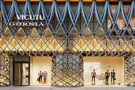 Antistatics Bends Aluminum Sheets Into Weaved Facade For Flagship Store
