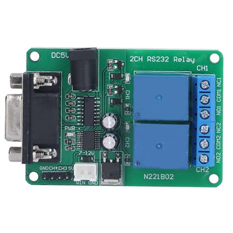 Relay Module Abs Serial Port Baud Rate 9600kbps Remote Control Electronic Component Rs232