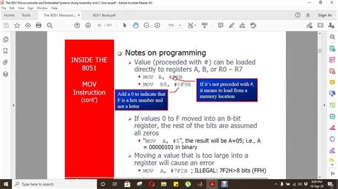 Lecture 3 8051uc Assembly Language Programming Youtube