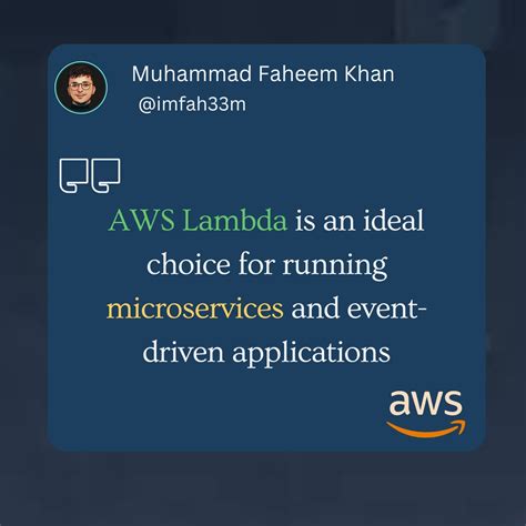 Muhammad Faheem Khan On Linkedin Aws Lambda Serverless