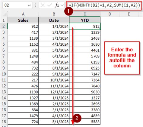 How To Calculate Ytd In Excel 4 Useful Methods Excel Insider
