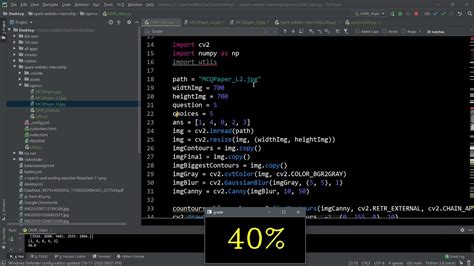 Omr Sheet Scanner Python With Open Cv Computer Vision Project Spark Internship Computer Vision
