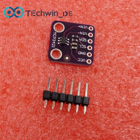 Mcp3421 Sot23 6 Delta Sigma Adc Evaluation Board For Pickit Analyzer Module Ebay