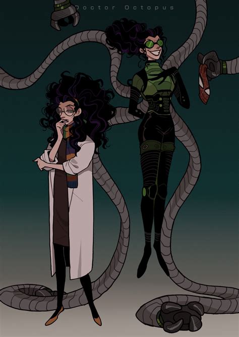 Doctor Octopus And Olivia Octavius Marvel And More Drawn By Juanmao Danbooru
