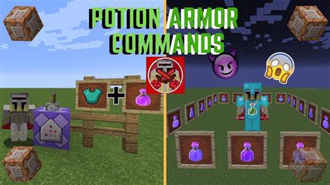Command Block Tutorial 22 Potion Armor Commands In Minecraft 113