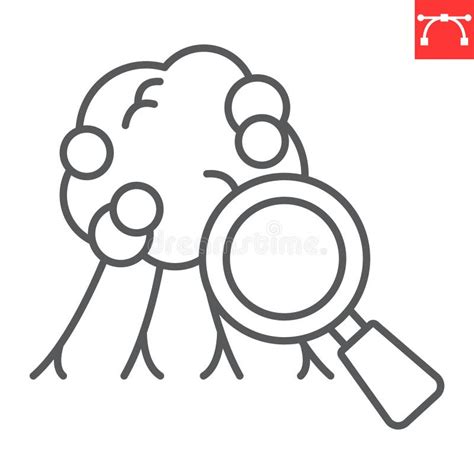 Early Diagnosis Line Icon Stock Vector Illustration Of Cure 318070649