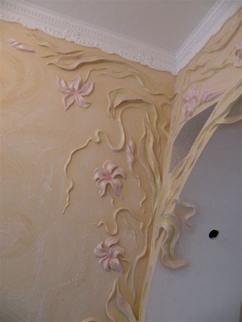 барельеф на стене Bastelideen Wandbilder Basteln