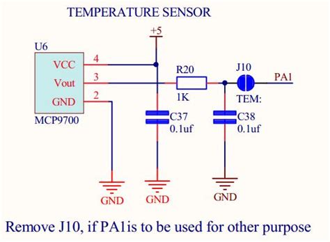 Avr Atmega32 Mini Development Board Interfacing Temperature Sensor