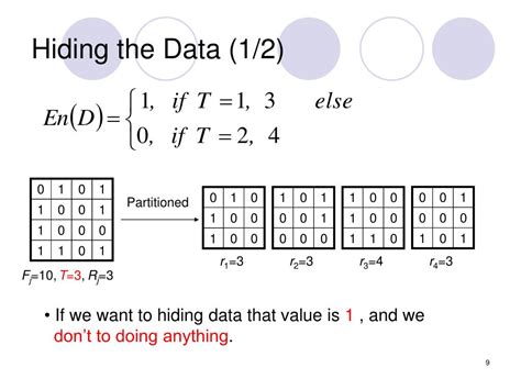 ppt a new data hiding method in binary image powerpoint presentation