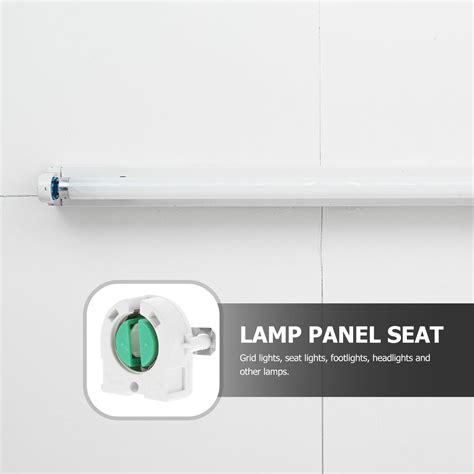 Lexsomeo 10pcs T8 Lamp Holder Socket Non Shunted Light Holder For Led