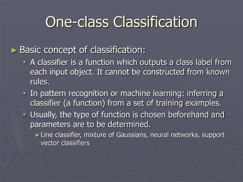 ppt applications of one class classification powerpoint presentation id 6721523