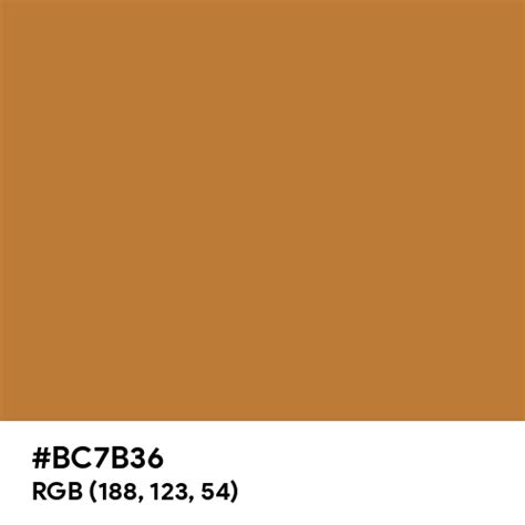 Italy Ochre Color Hex Code Is Bc7b36